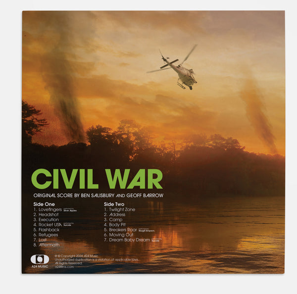 Civil War Original Soundtrack [180g Heavyweight Black Vinyl] | Invada ...