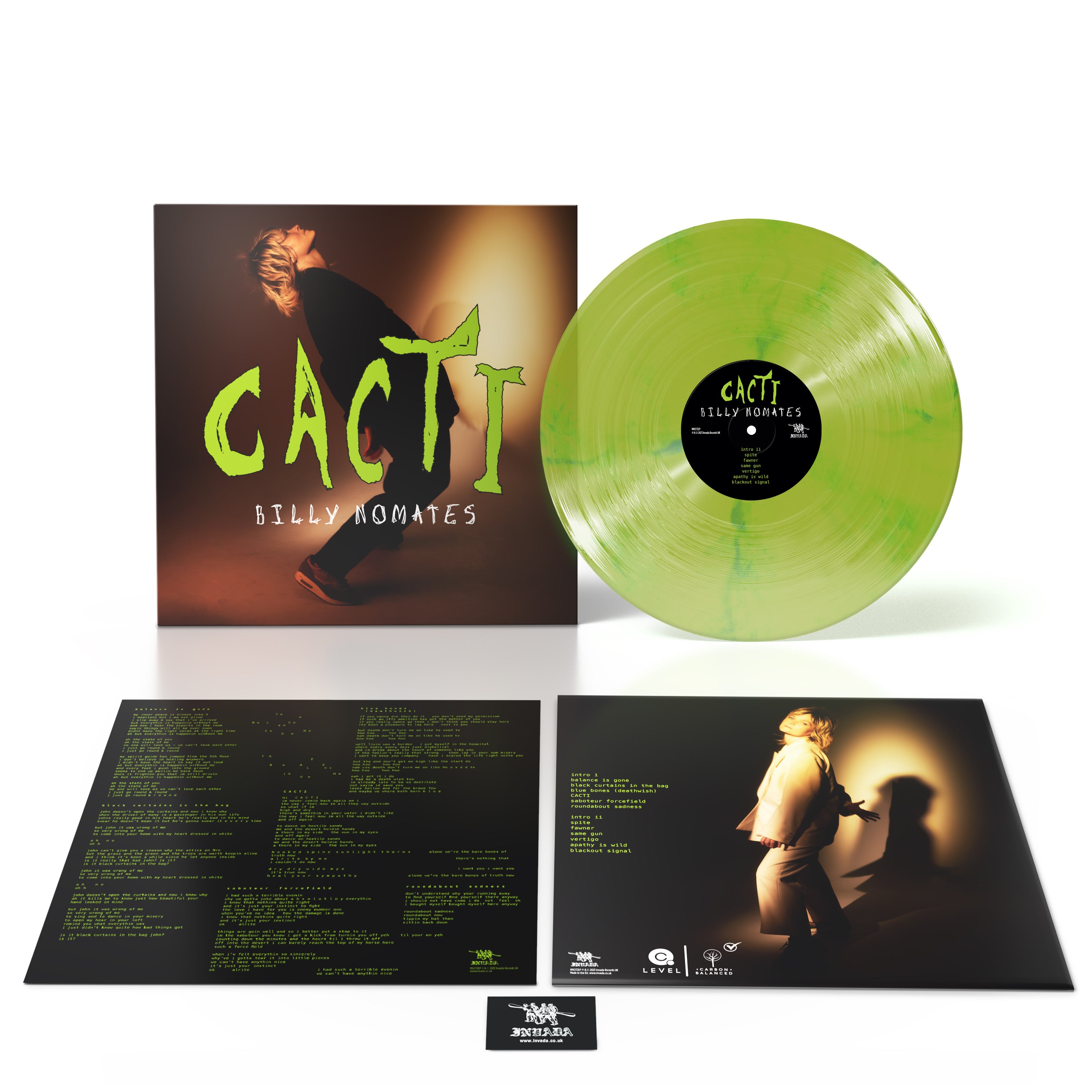 Billy Nomates - CACTI [Green Vinyl] – Invada Records